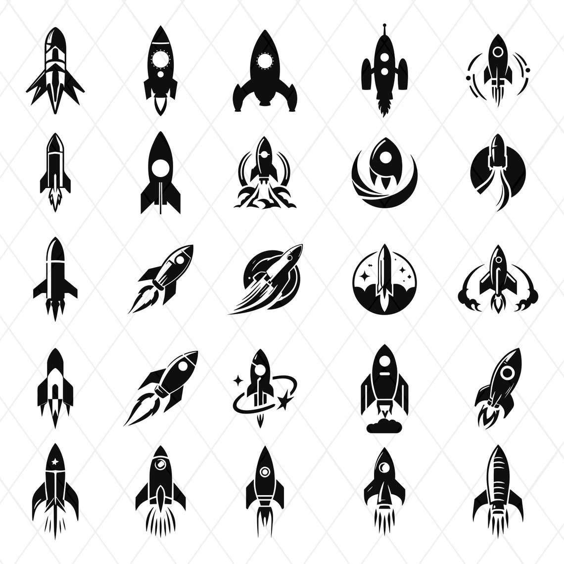 Flying Rocket Svg Bundles, Rocket PNG, Rocket Vector, Rocket Clipart ...
