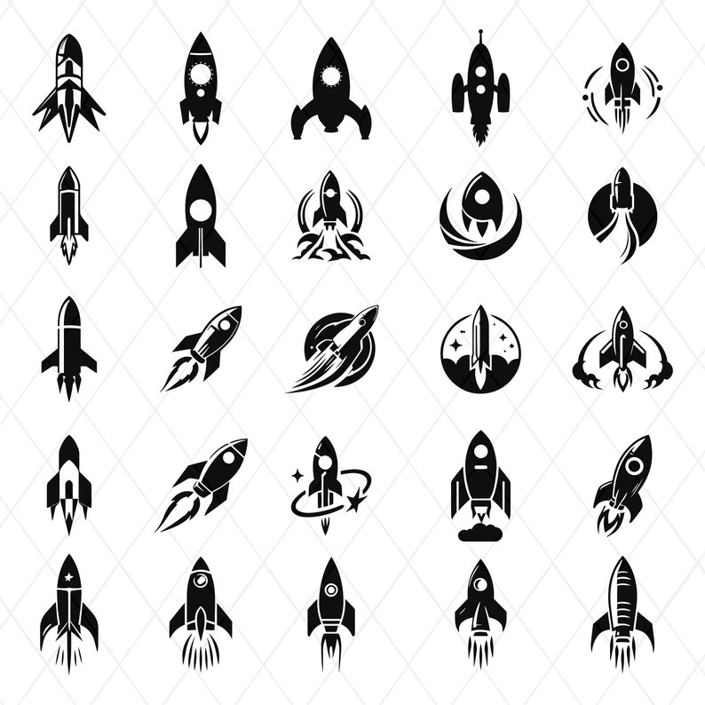 Flying Rocket Svg Bundles, Rocket PNG, Rocket Vector, Rocket Clipart ...