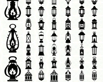Cute Lantern Svg Bundles, Lantern Svg Files, Lantern Clipart,lantern ...