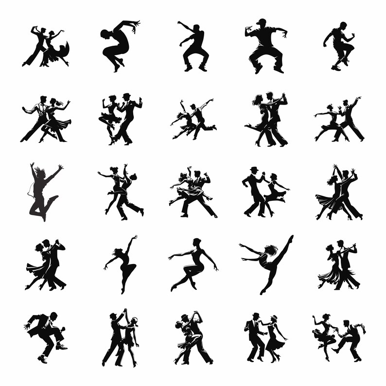 Best Dance Svg Bundles, Dance PNG, Dance Clipart, Dancing Girl Svg ...