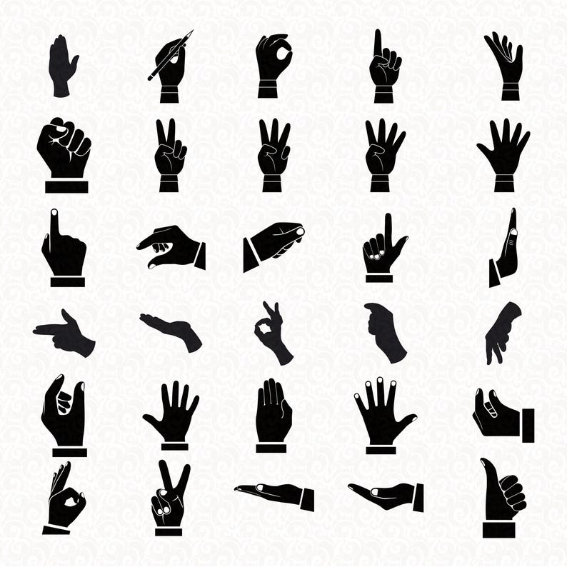 Hand Sign Svg, Hand Svg Clipart, Hand PNG, Hand Images, Winning Hand ...