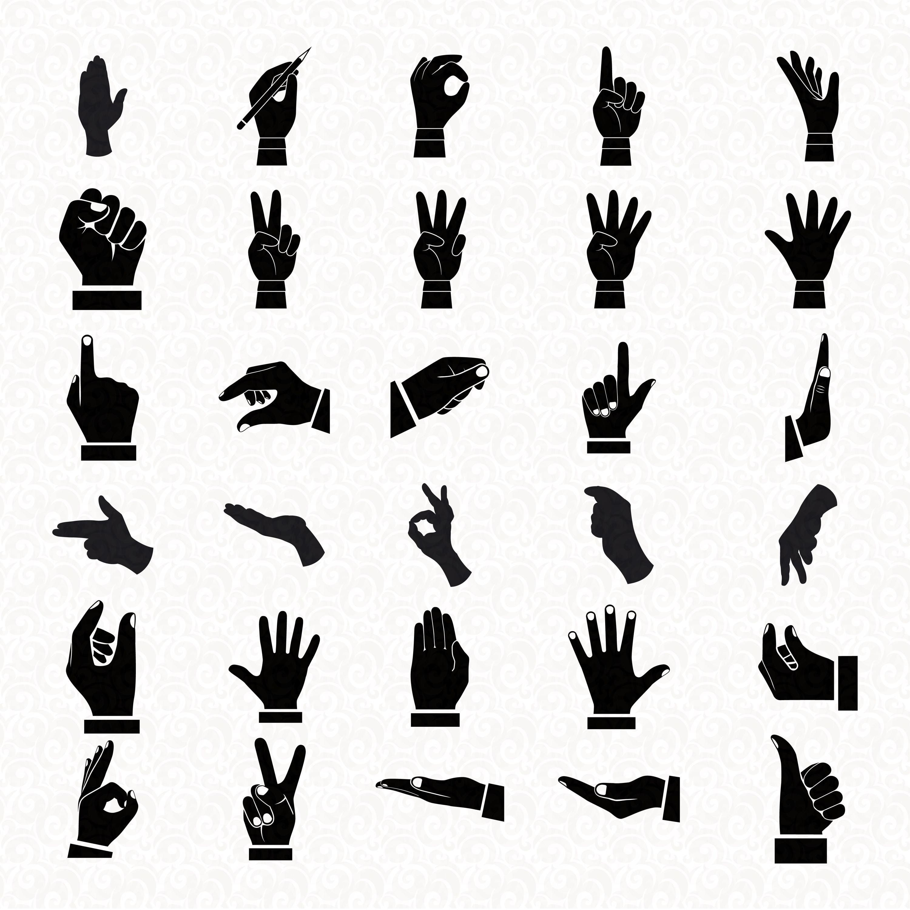Hand Sign Svg, Hand Svg Clipart, Hand PNG, Hand Images, Winning Hand ...