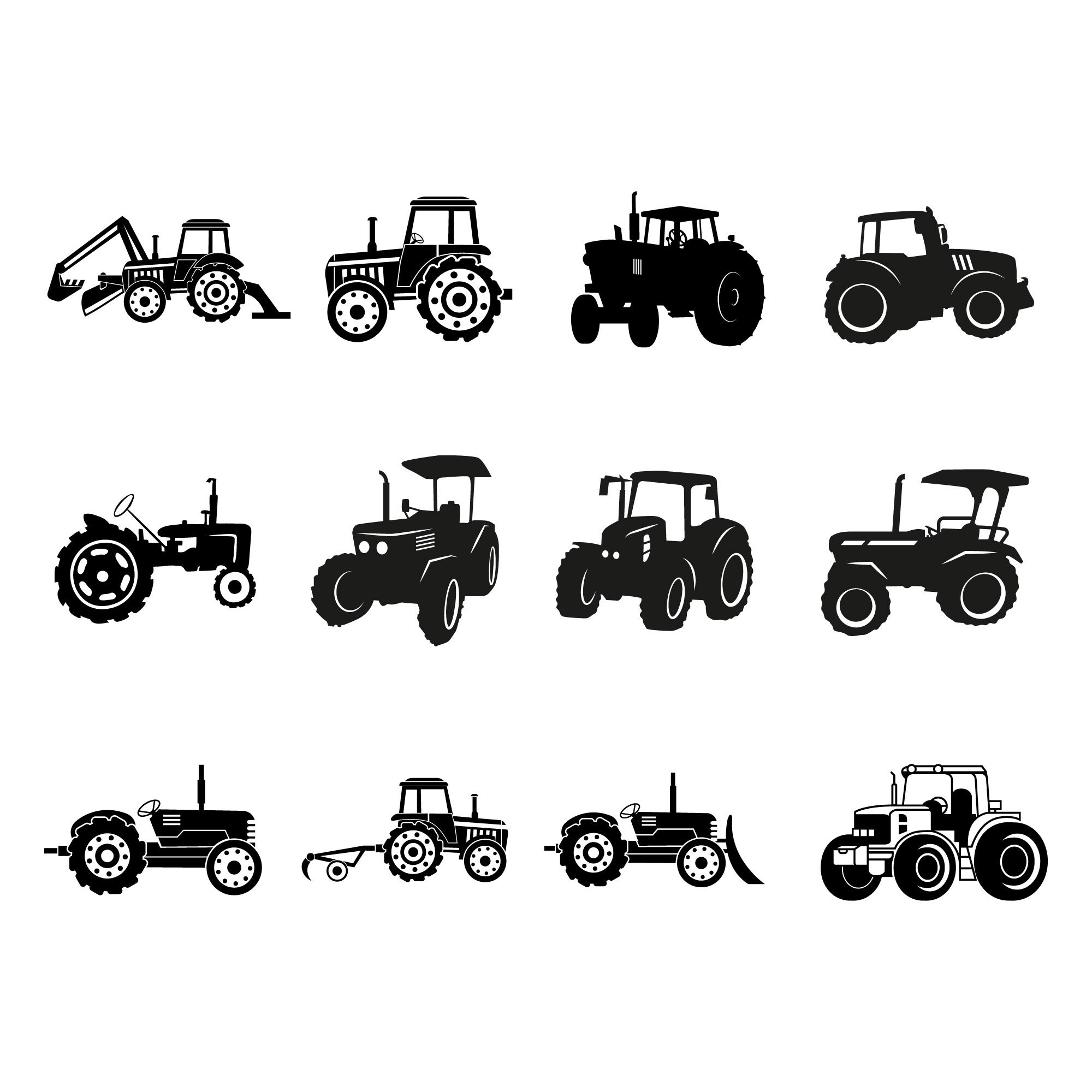 Big Tractors Svg, Tractors PNG, Tractors Clipart, Tractor Images ...