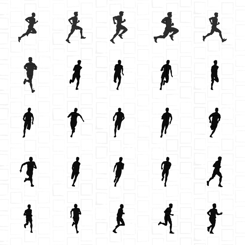 Runner Svg Bundles, Runner Clipart, Runner PNG, Runner Cut Files ...