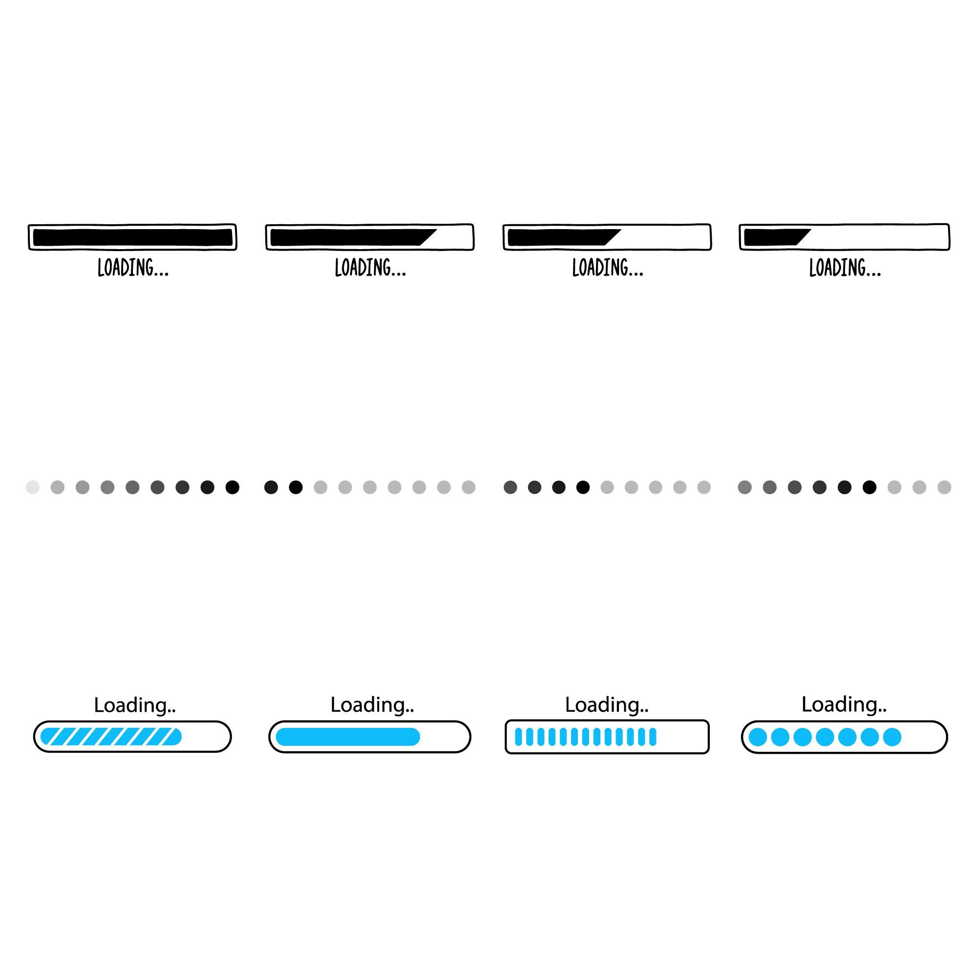 Weight Loading Bars Svg Bundles, Loading Svg, Loading Please Wait Svg, Loading Icon Svg, Please ...