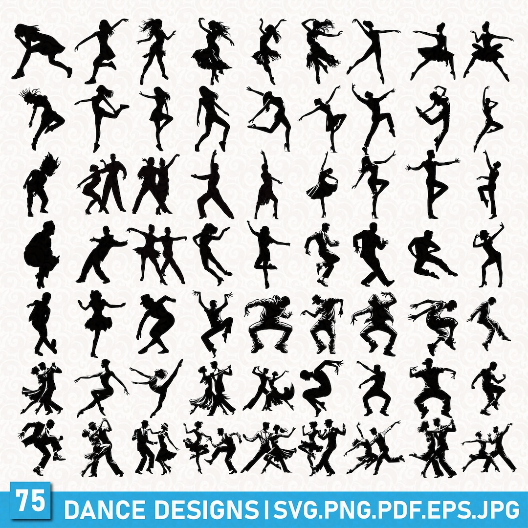 Best Dance Svg Bundles, Dance PNG, Dance Clipart, Dancing Girl Svg ...