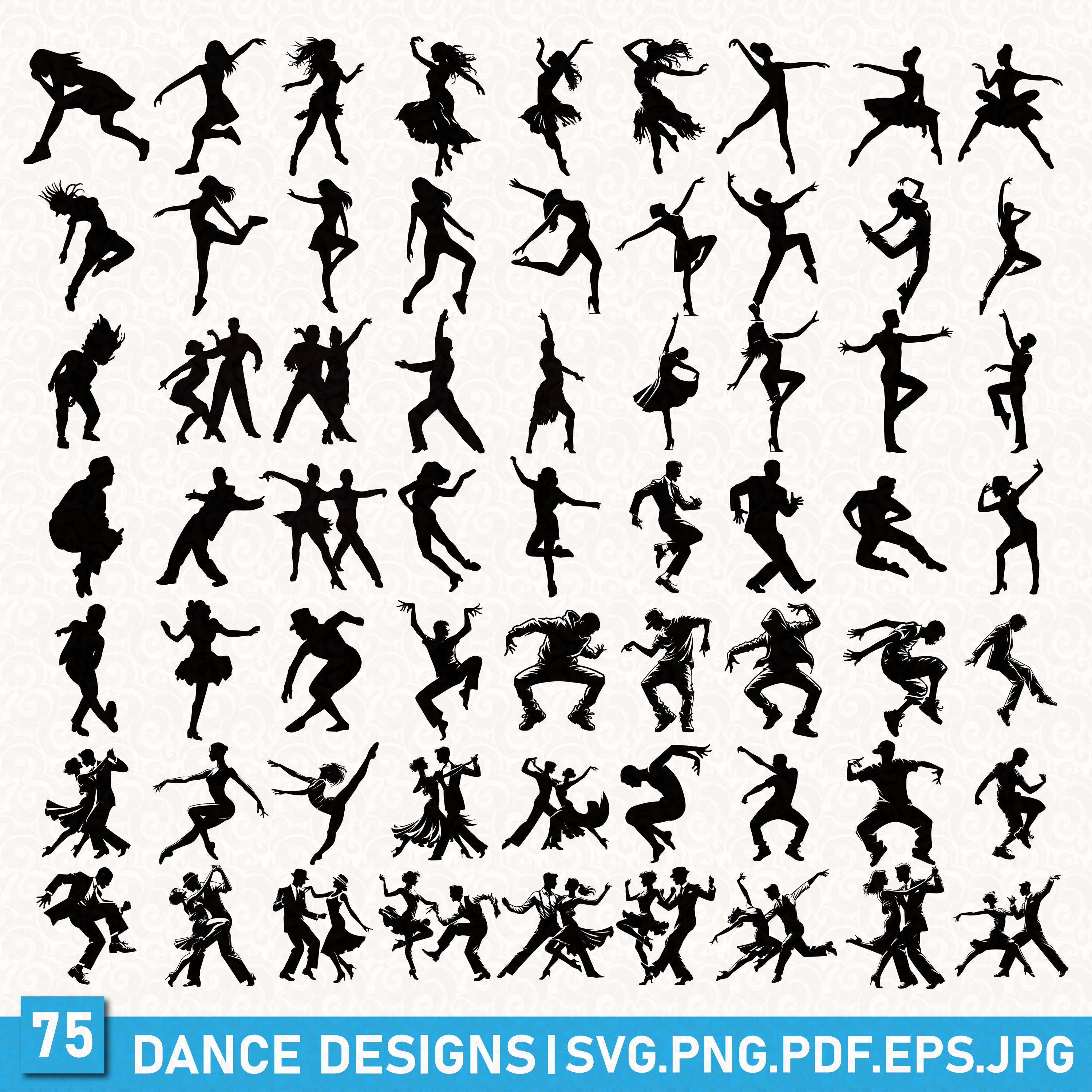Best Dance Svg Bundles, Dance PNG, Dance Clipart, Dancing Girl Svg ...