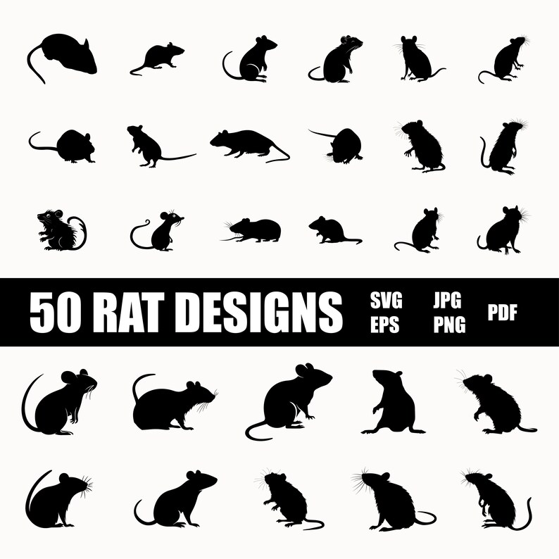 Rat Svg Bundles, Mouse Svg Bundles, Mice Svg Bundles, Rat PNG, Mouse ...