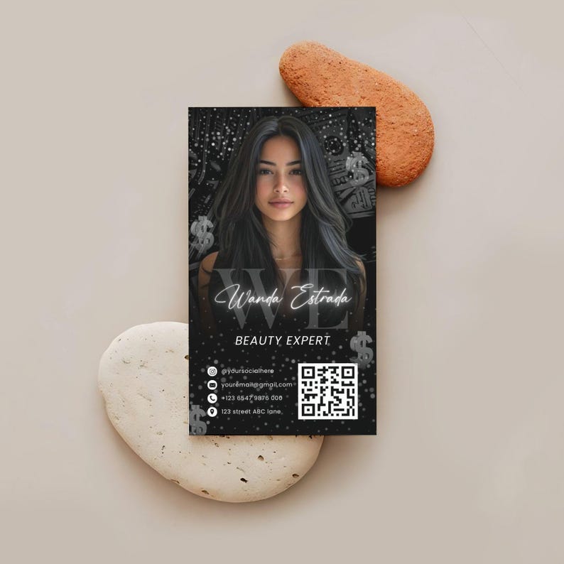 Instagram Business Card, IG Business Card, DIY Canva Business Card ...