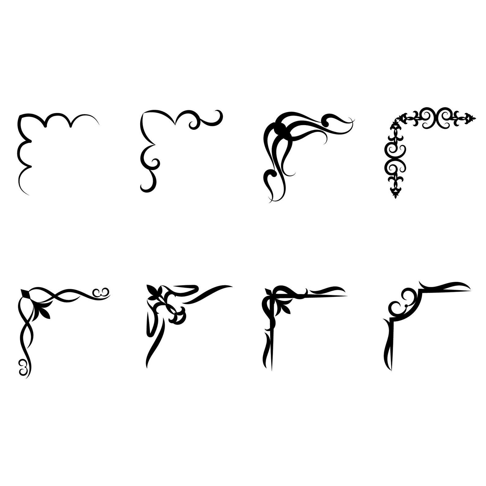 Corner Svg Bundles, Corner Svg, Corner Border Svg, Vintage Corner Svg ...