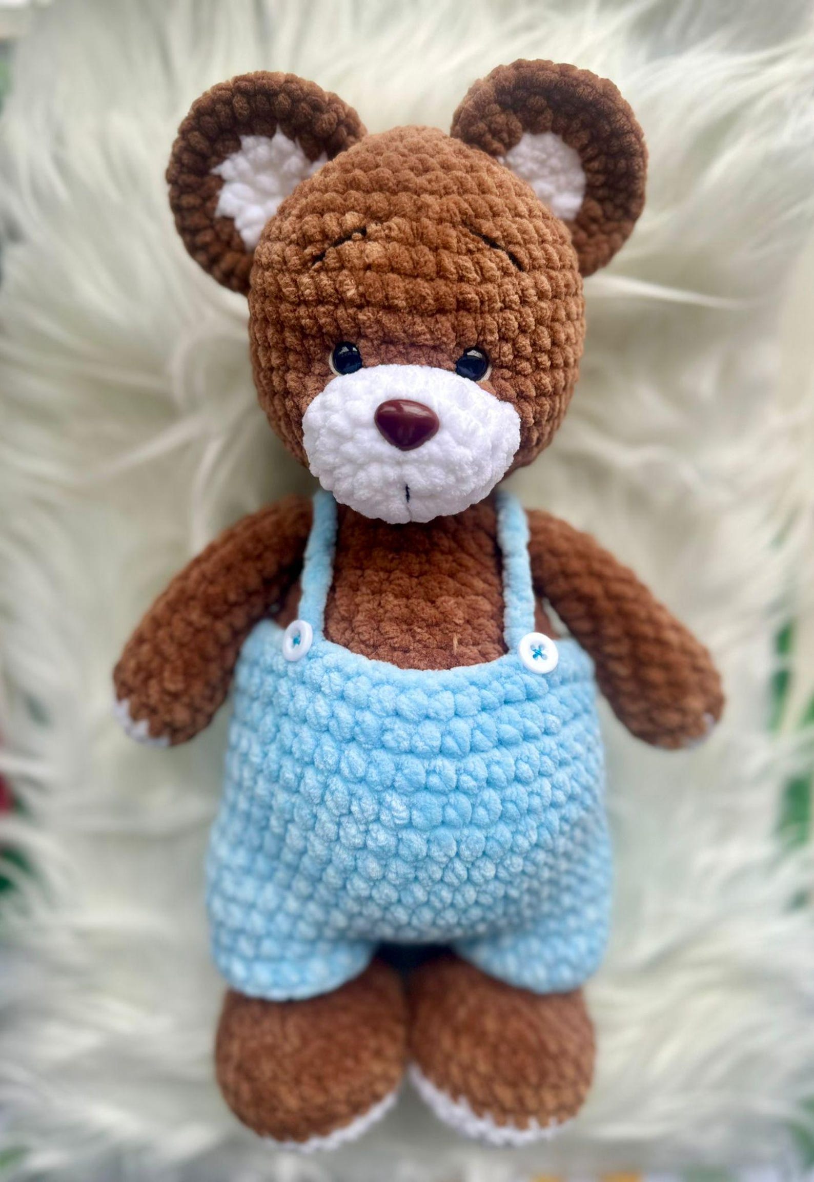 Teddy Bear Amigurumi Crochet Pattern - Plush Toys Bear Crochet PDF File ...