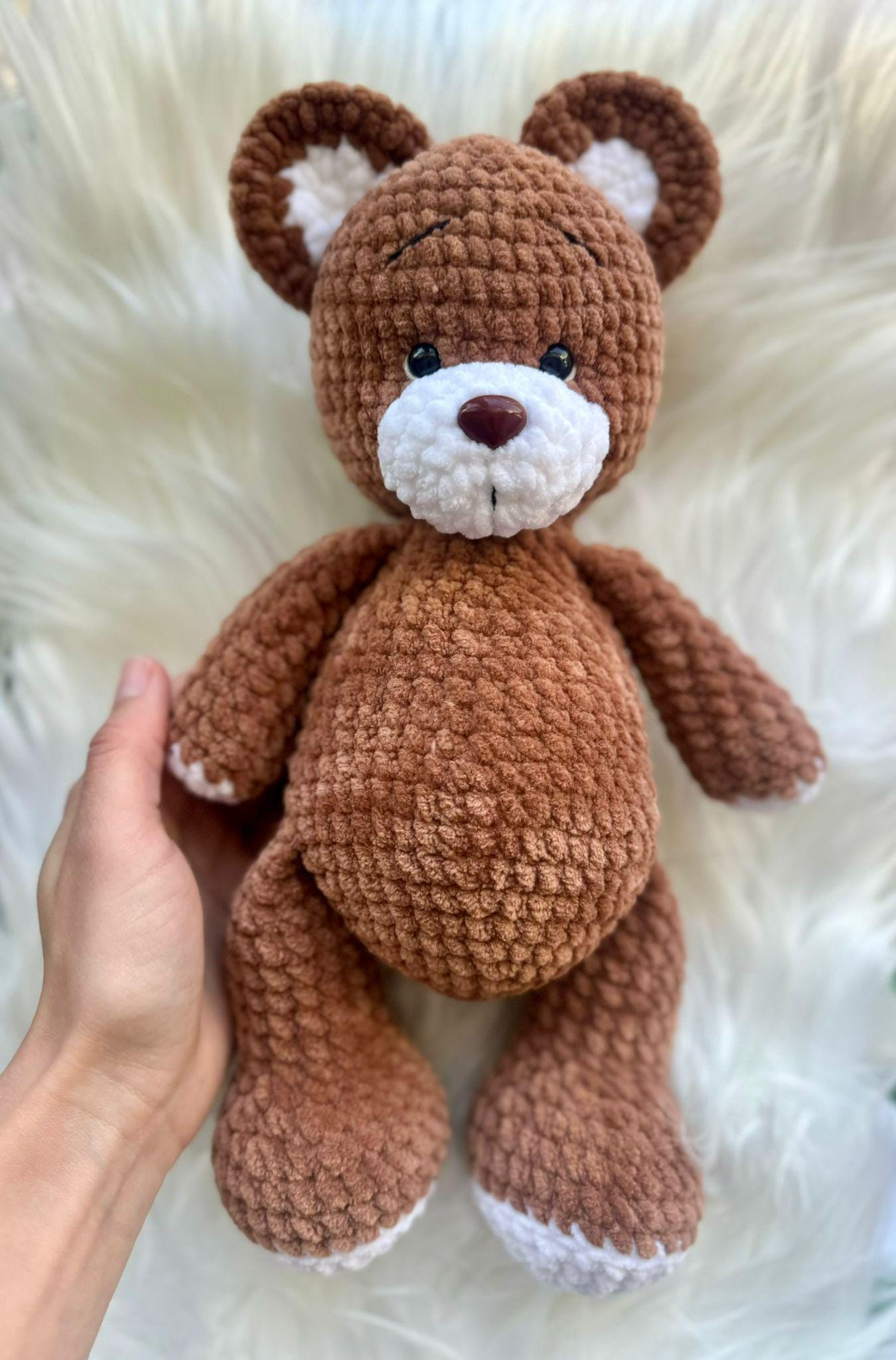 Teddy Bear Amigurumi Crochet Pattern - Plush Toys Bear Crochet PDF File ...