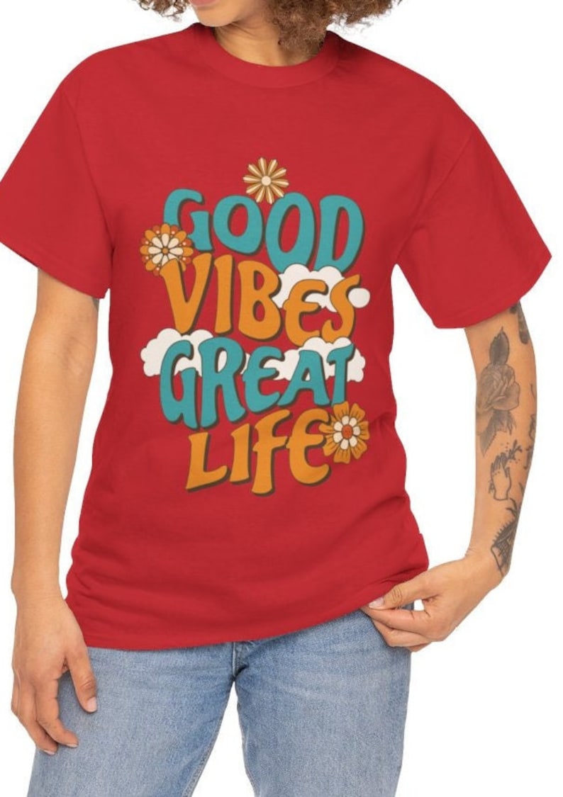 Good Vibes Shirt, Trendy Comfort Colors T-shirt, Positive Vibes Shirt ...