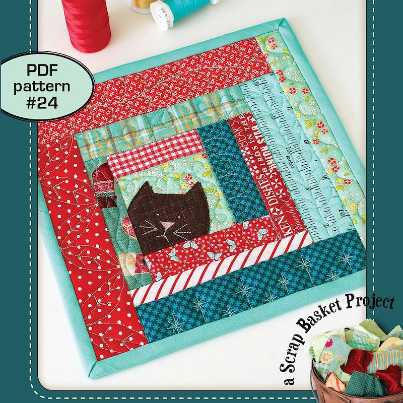 Kitty Quilt Pattern - Etsy