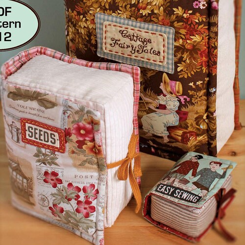 Book Pillow & Pincushion PDF Pattern 12 - Etsy