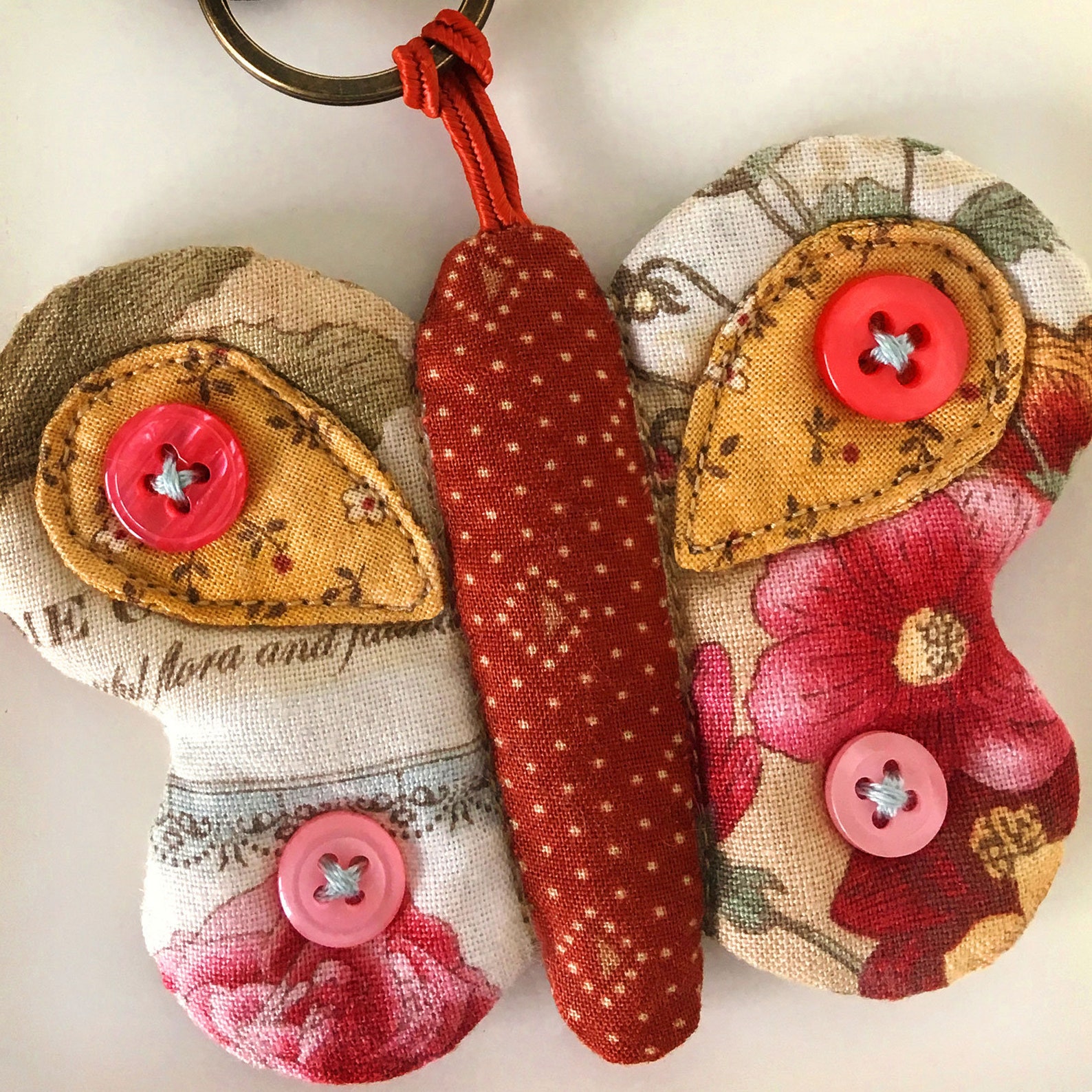 Butterfly Keychain PDF Pattern 26 - Etsy