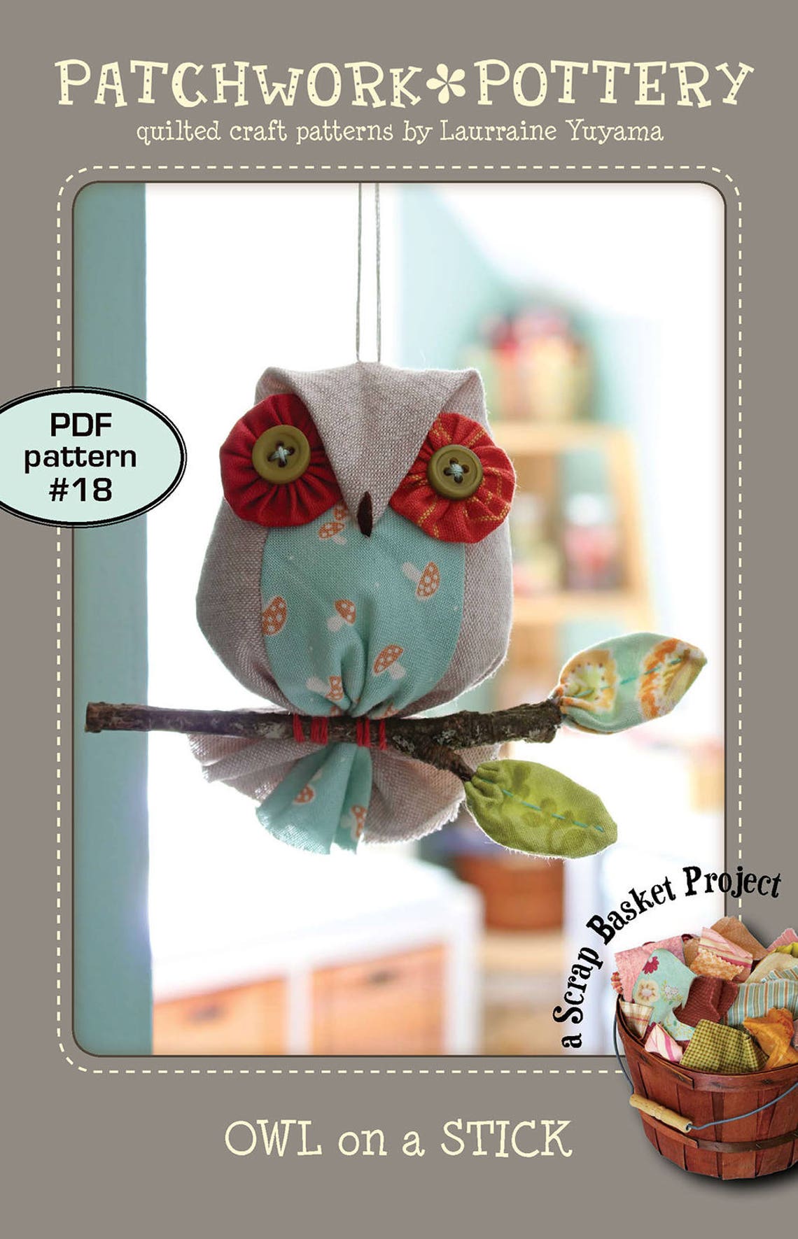 Owl on a Stick - PDF Pattern 18 - Etsy
