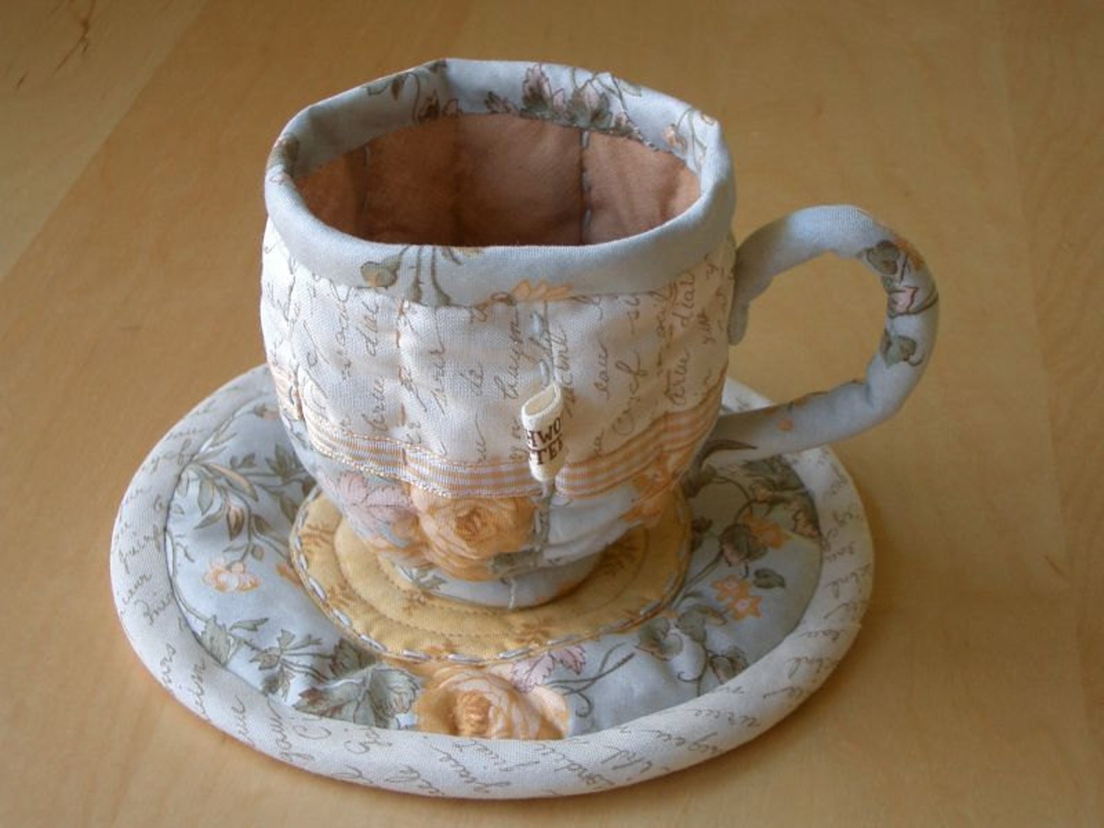 Quilted Teacup PDF Pattern 9 - Etsy