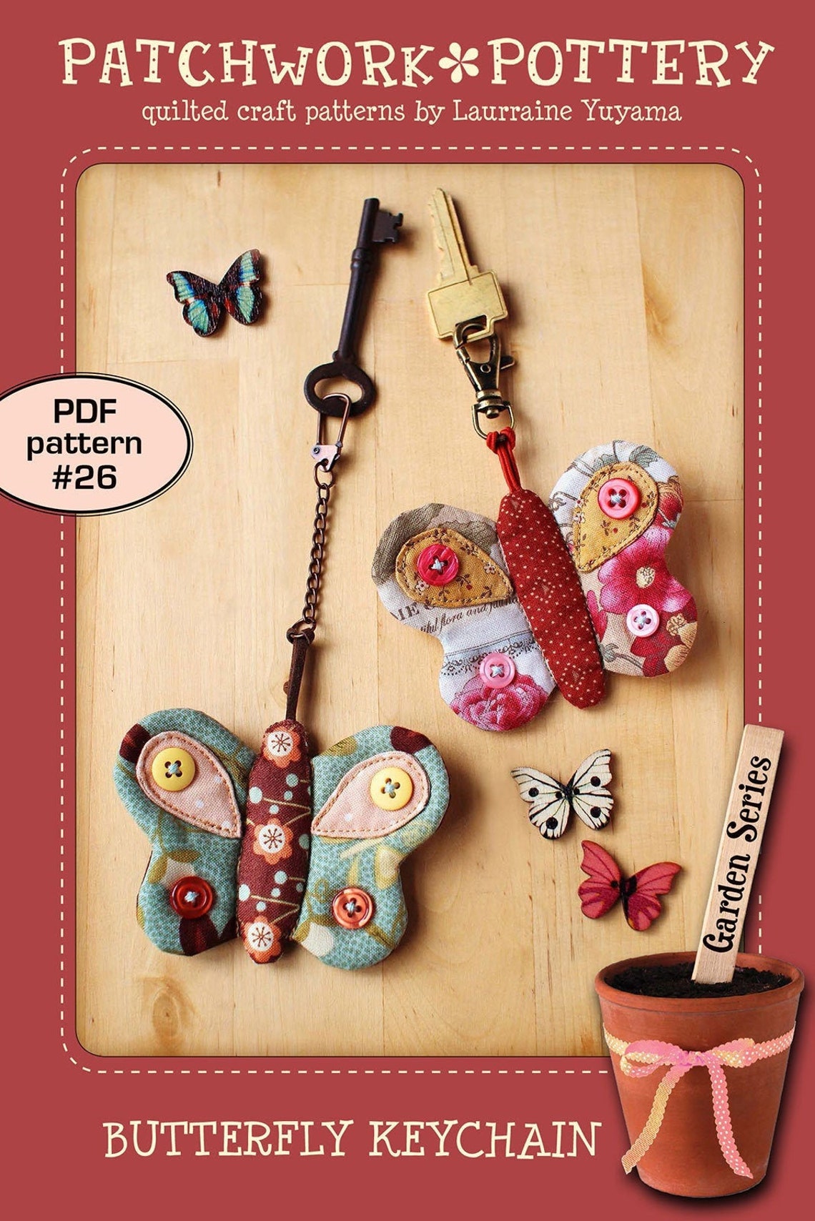 Butterfly Keychain PDF Pattern 26 - Etsy