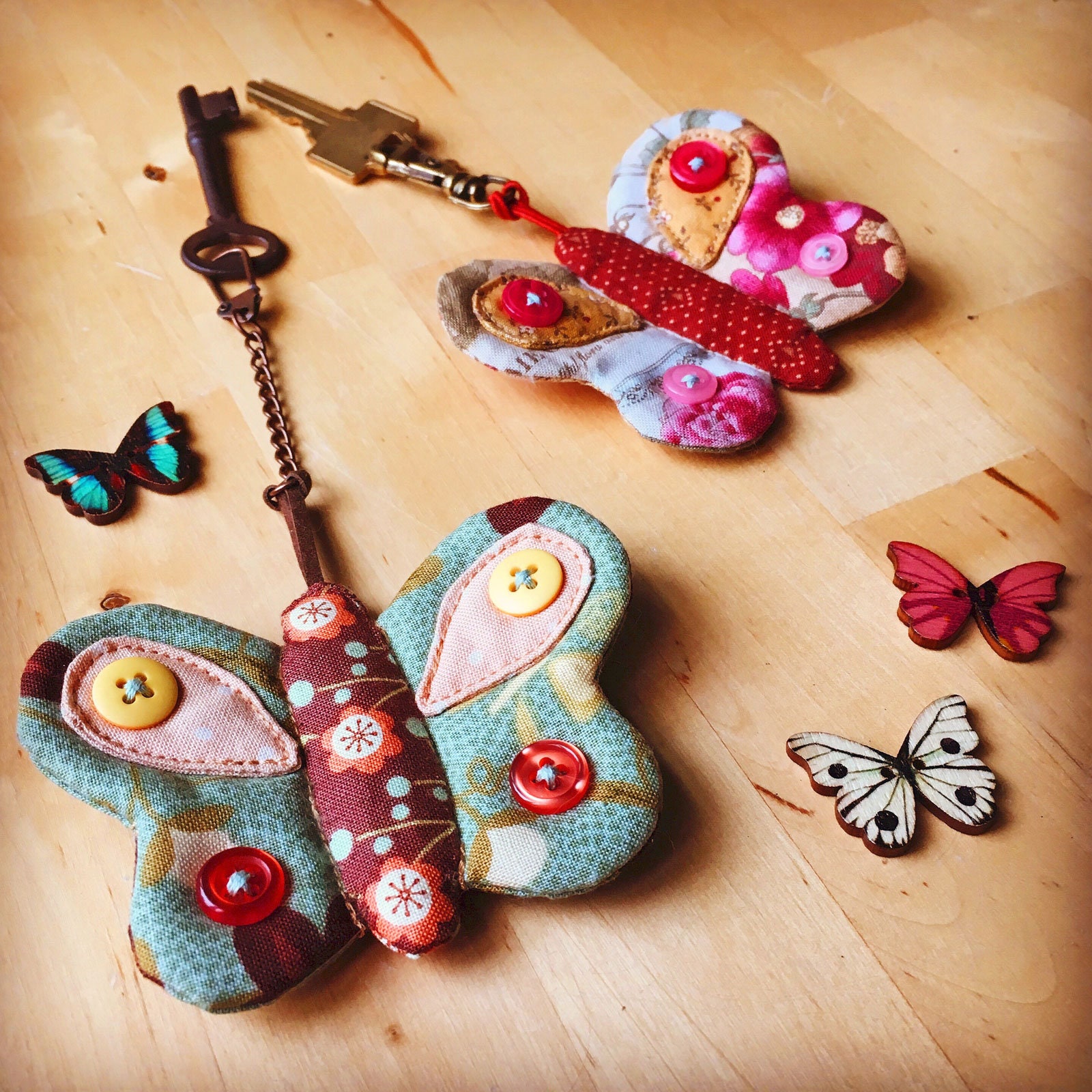 Butterfly Keychain PDF Pattern 26 | Etsy