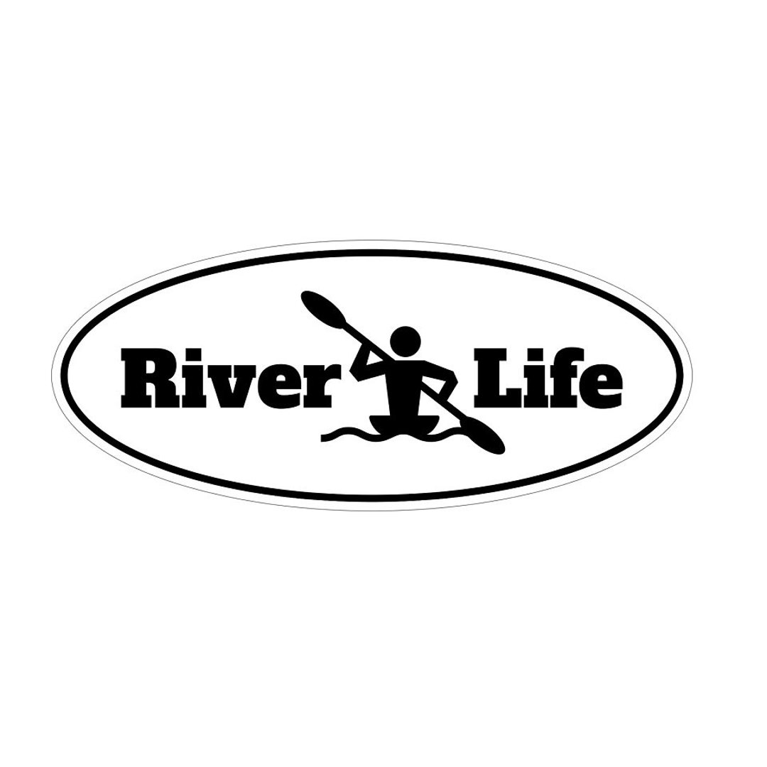 River Life Kayak Sticker - Etsy