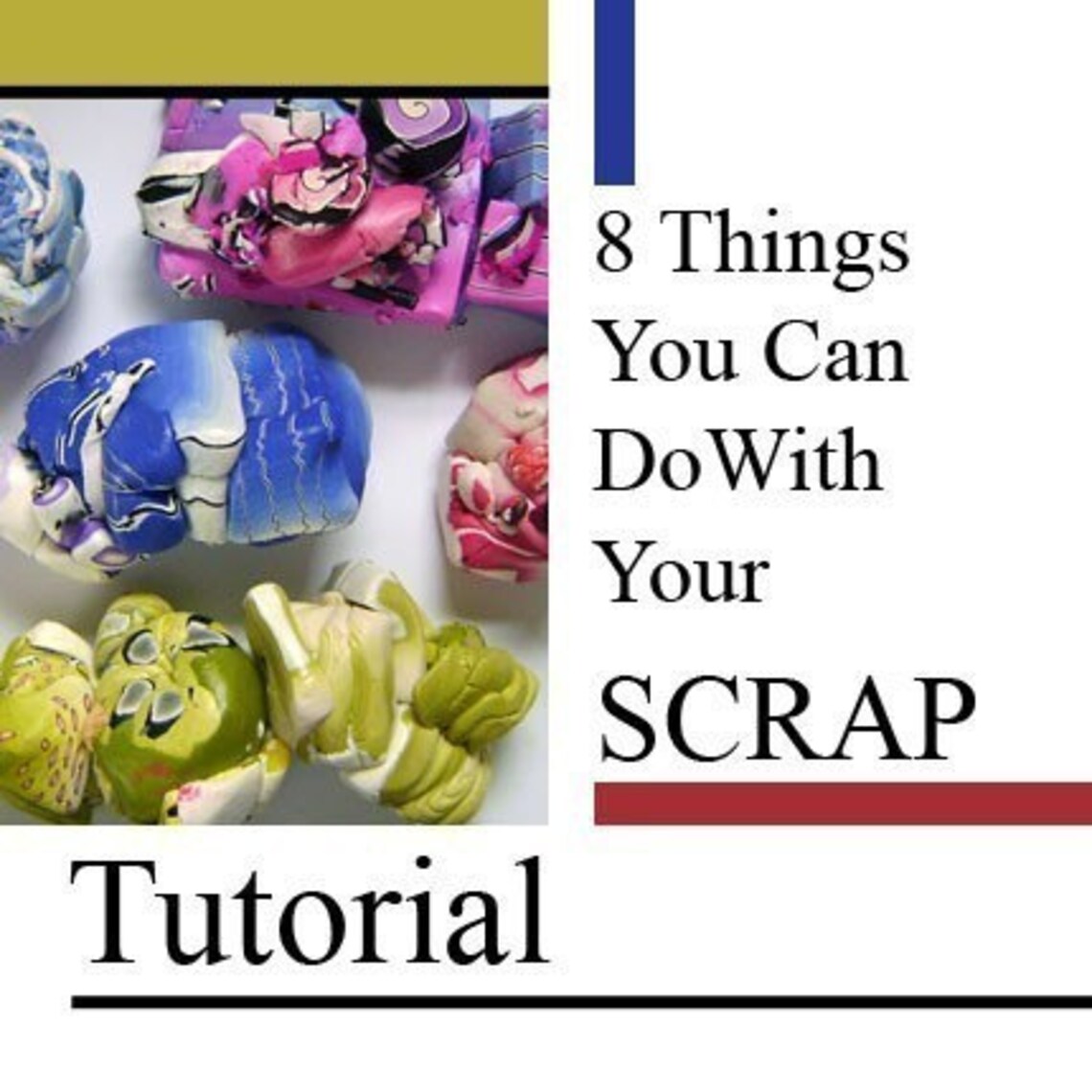 There Ain't No Scrap Tutorial - Etsy
