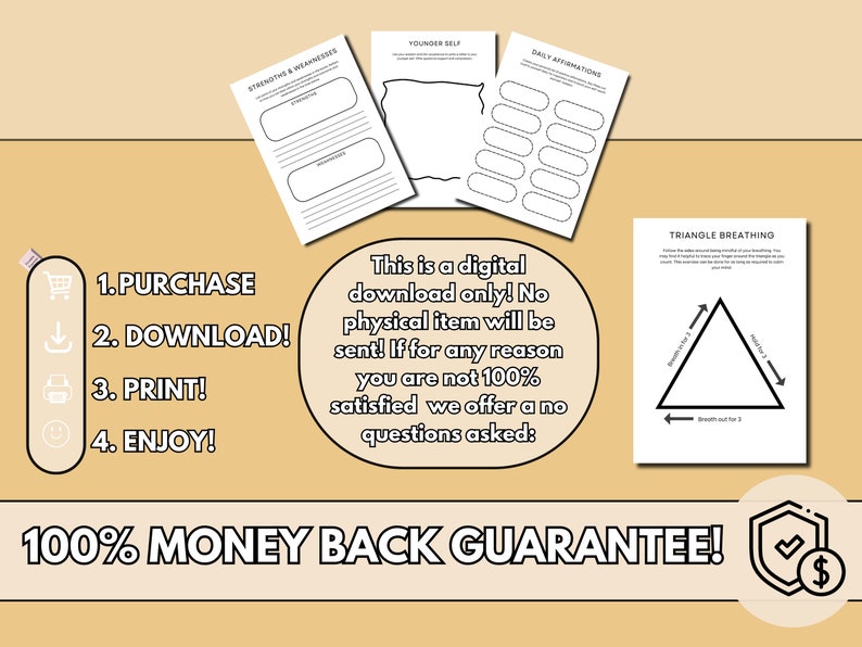 Mental Health Art Therapy Worksheets for Social Worker Life Coach ...