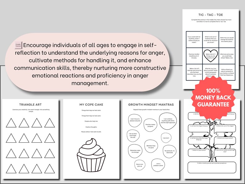 Printable Art Therapy Worksheets for School Psychologist Counselor ...