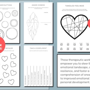 Art Therapy Worksheet for Mental Health School Counselor Psychologist ...