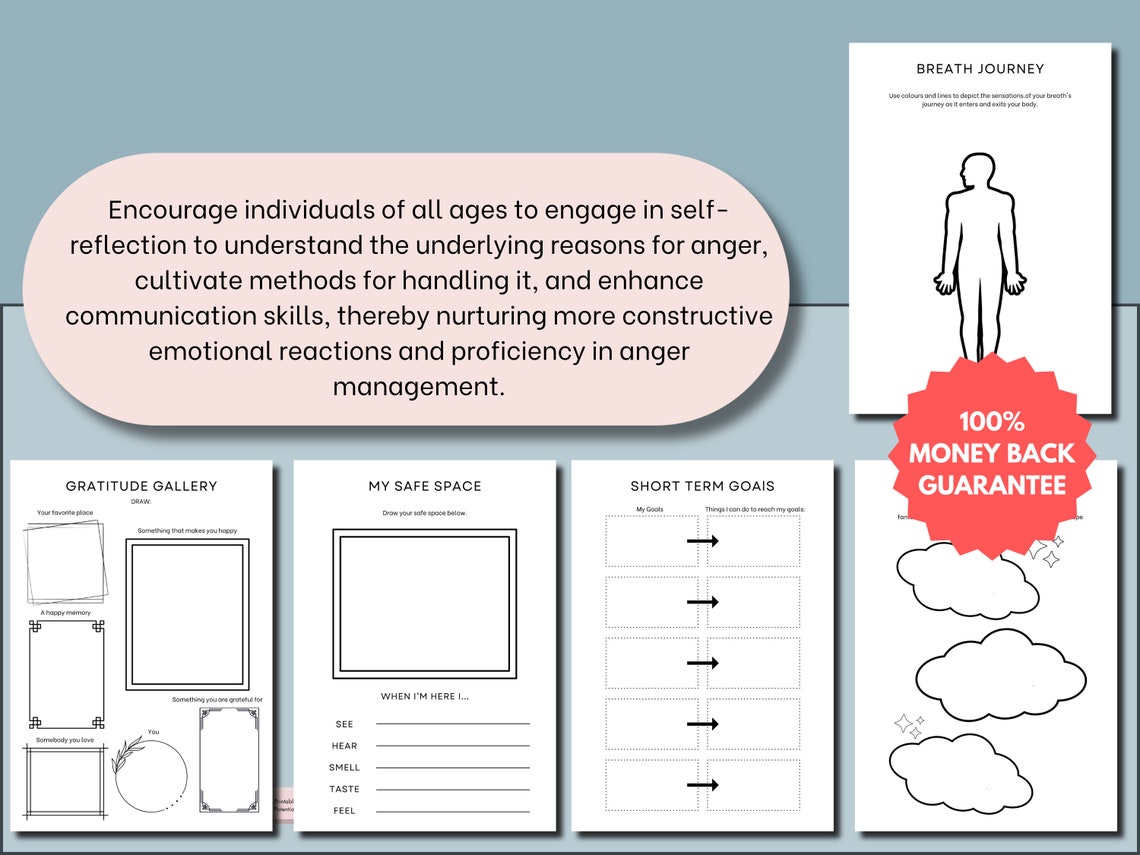 Personal Development Art Therapy Worksheets for School Counselor Social ...