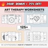 Feelings Emotions Coloring Page for Kids | Art Play Therapy Worksheet ...