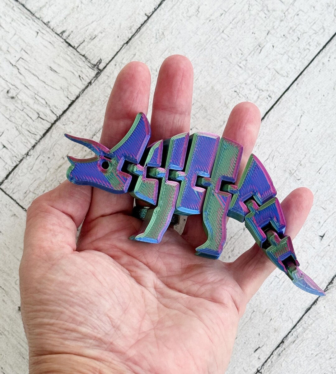 Articulated Dinosaur Fidget, Autism ADHD Toy, Stress Relieving, Sensory ...