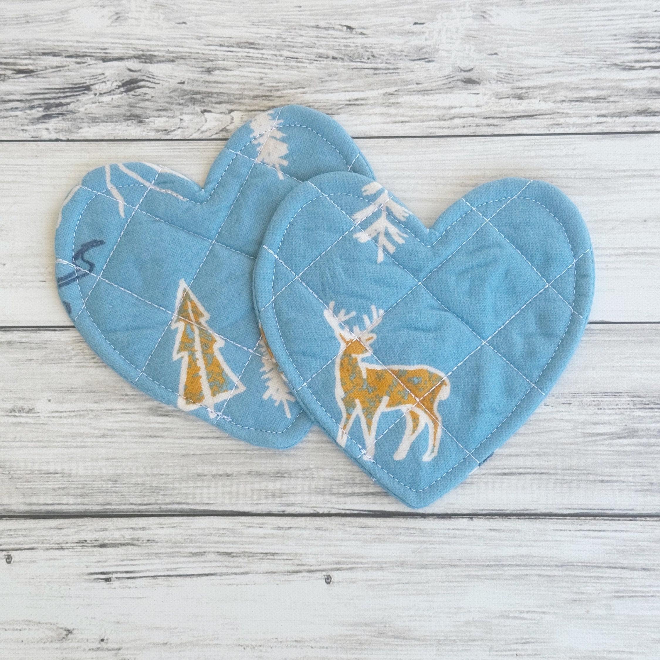 Flannel Scent Cloth, NICU Micro Preemie Hearts Gift, Woodland Print ...