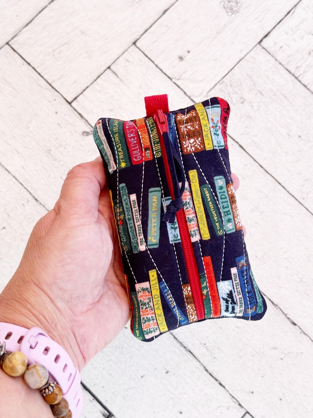 Small Tissue Pouch, Book Lover Gift,pocket Tissue Pouch, Purse Tissue ...