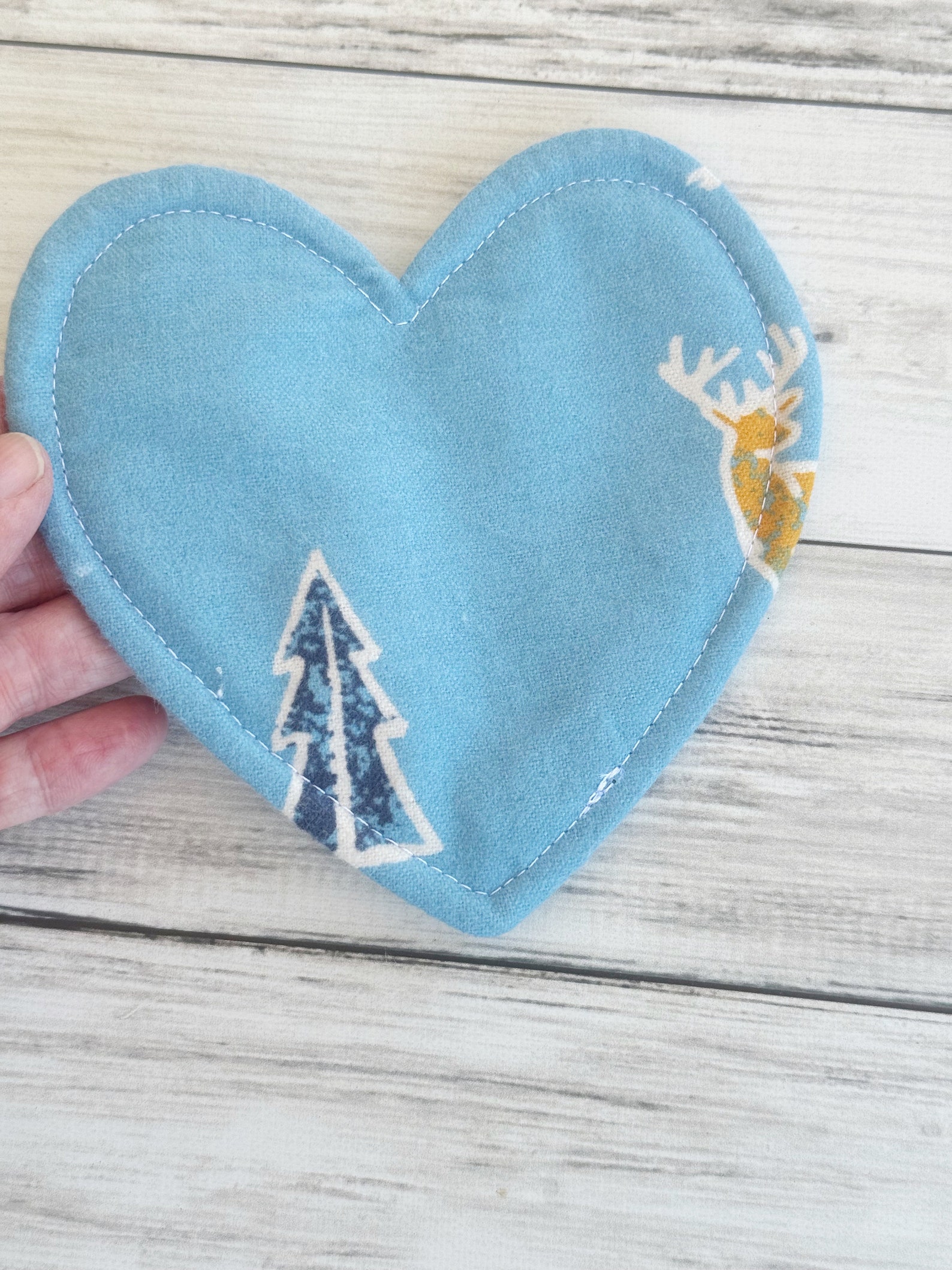 Flannel Scent Cloth, NICU Micro Preemie Hearts Gift, Woodland Print ...