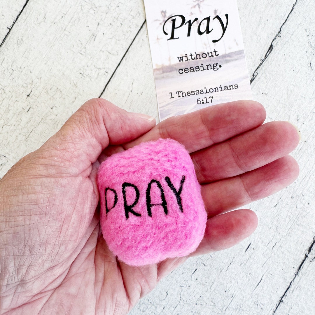 Prayer Reminder, Pray Always, Plush Fidget, Christian Gift, Say Your ...