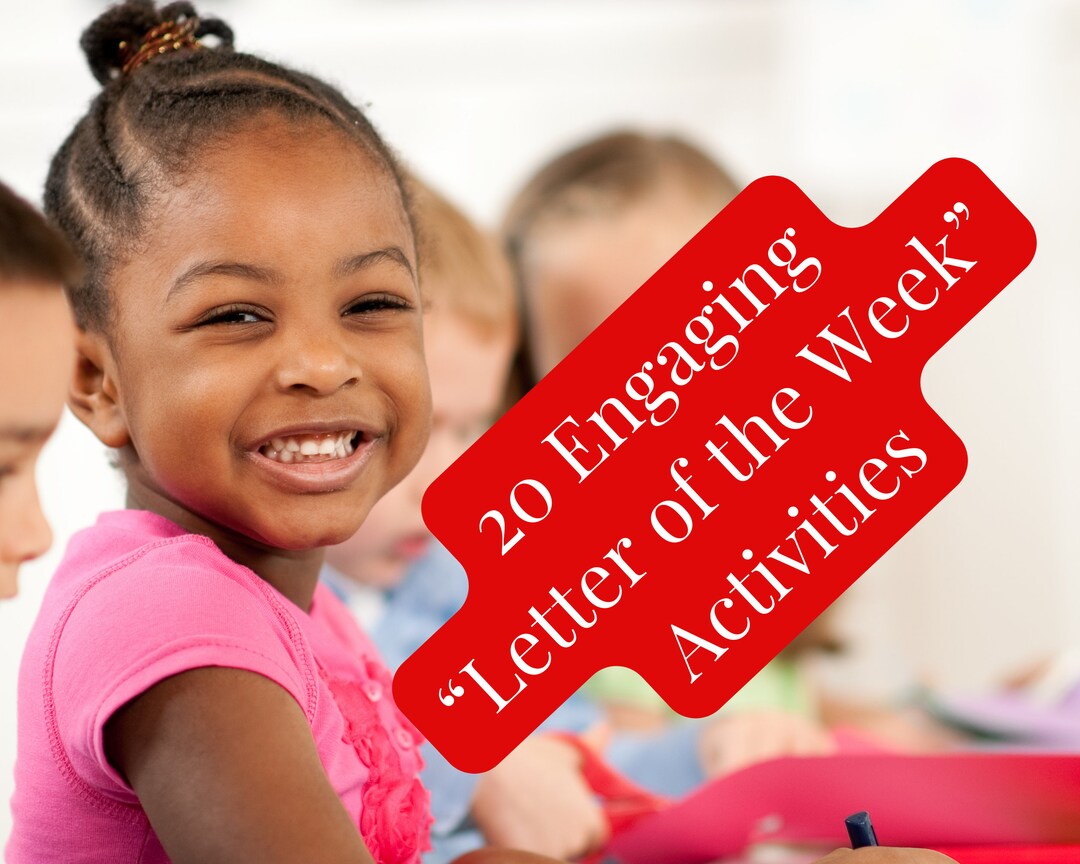 20 Letter of the Week Activity Ideas Digital Download - Etsy Australia