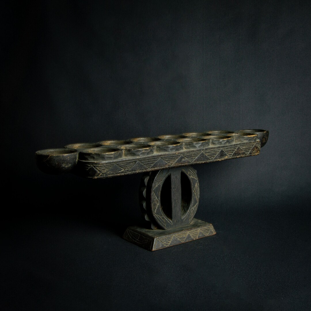 Ashanti Awale Game Board Ghana - Etsy