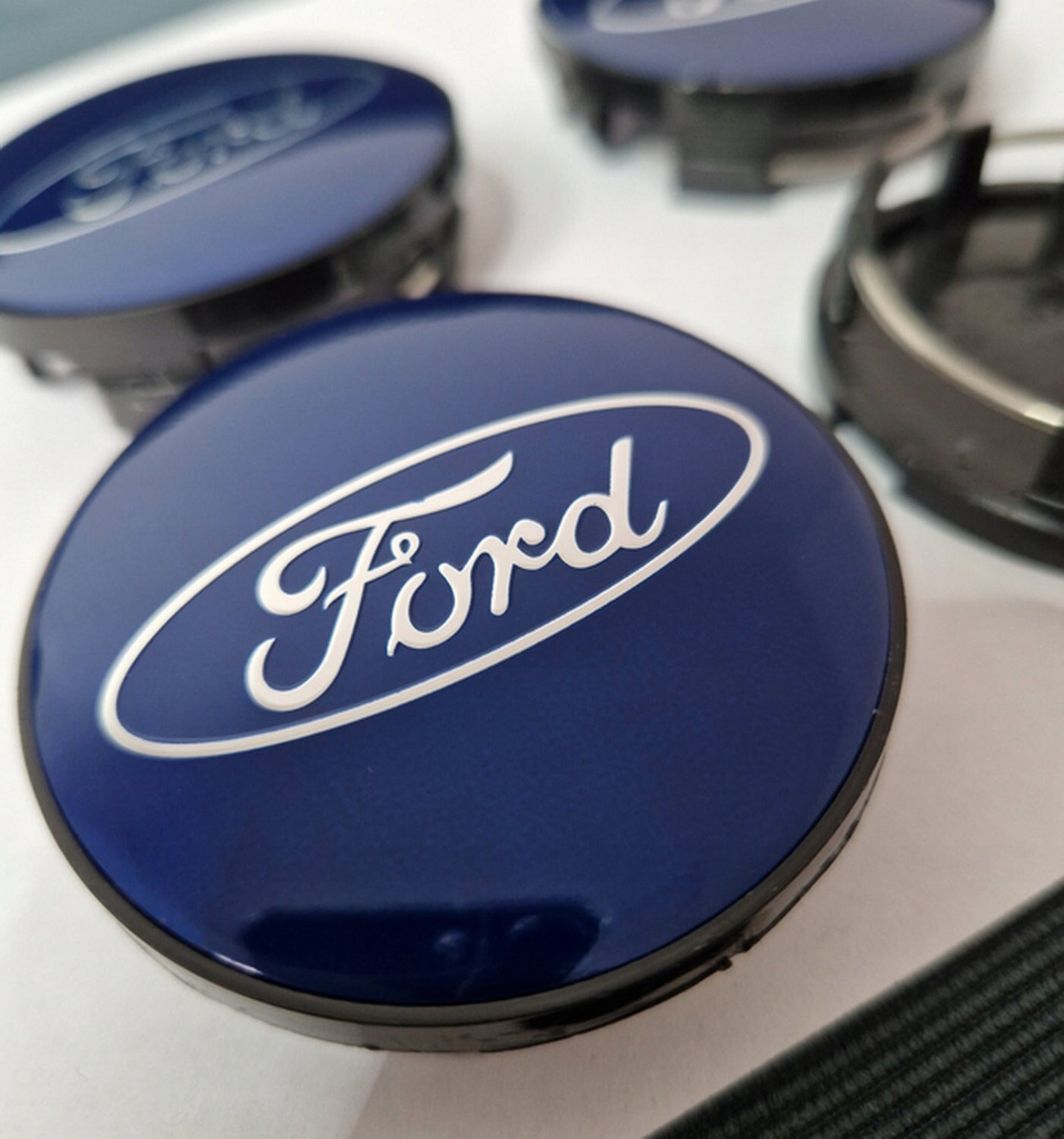 4x Wheel Center Caps Ford 63/57 Mm for RONAL Rims, Hub Caps, Wheel Cap ...