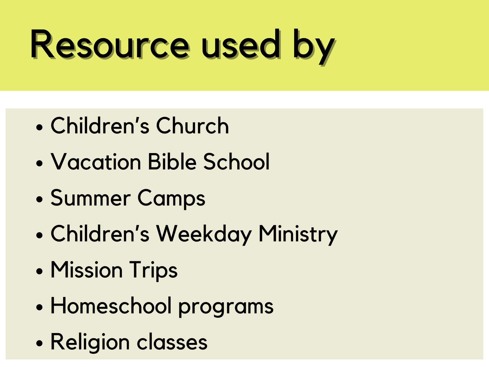 Children's Church Vacation Bible School Lesson Printable Worksheets ...