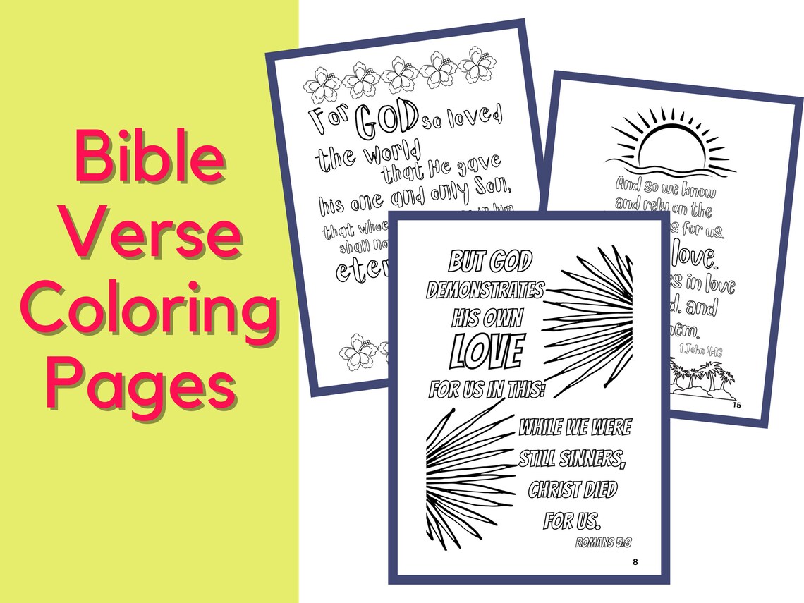 Children's Church Vacation Bible School Lesson Printable Worksheets ...