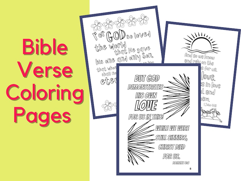Children's Church Vacation Bible School Lesson Printable Worksheets ...