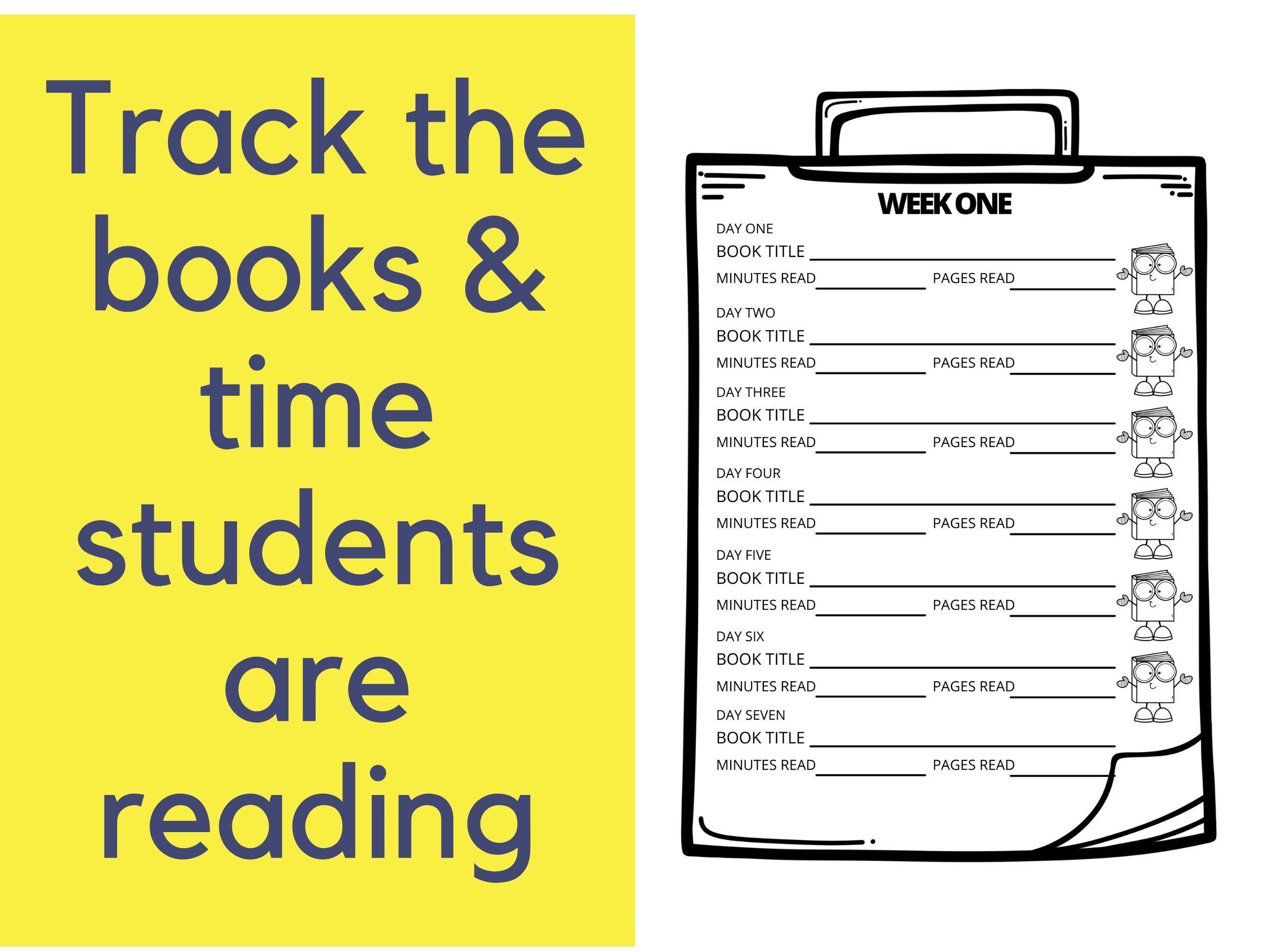 Printable Summer Reading Challenge for Kids With Nine Week Reading Log ...