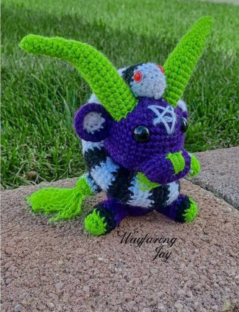 Baphomet Crochet Plushie - Etsy