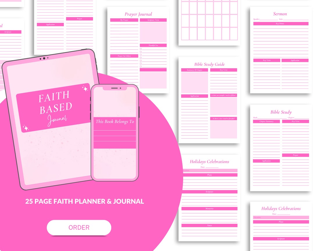 The Ultimate Faith Planner Templates for Productivity and Organization ...