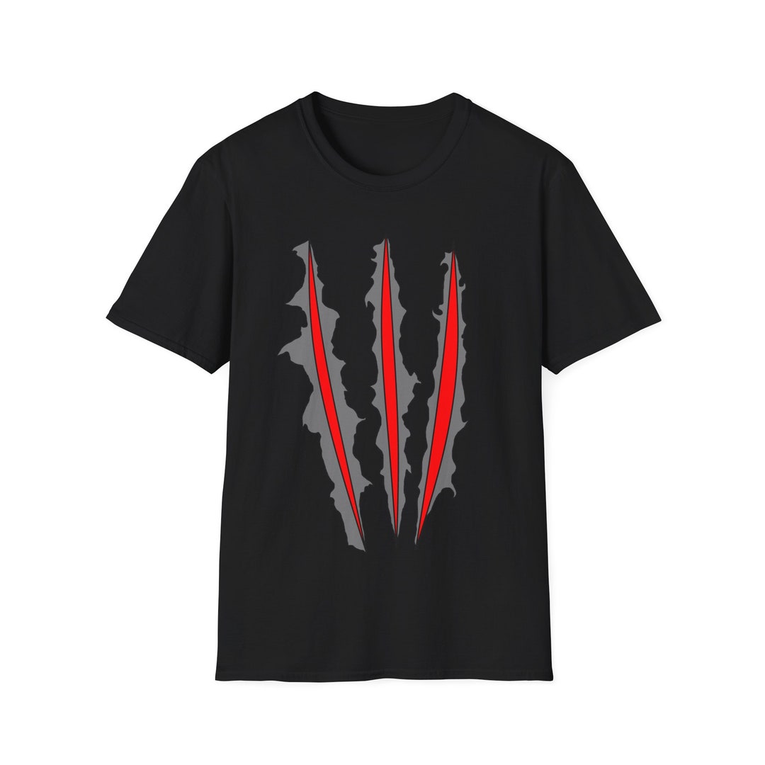 Wolverine Claw Marks T-shirt - Etsy