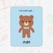 I'm Feeling... Cards for Children - Etsy