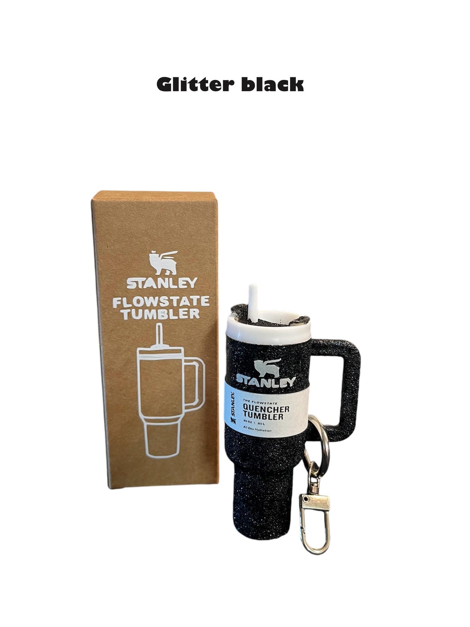 Stanley Tumbler Cup Mini Keychain With Box and Label Handmade Ornaments ...
