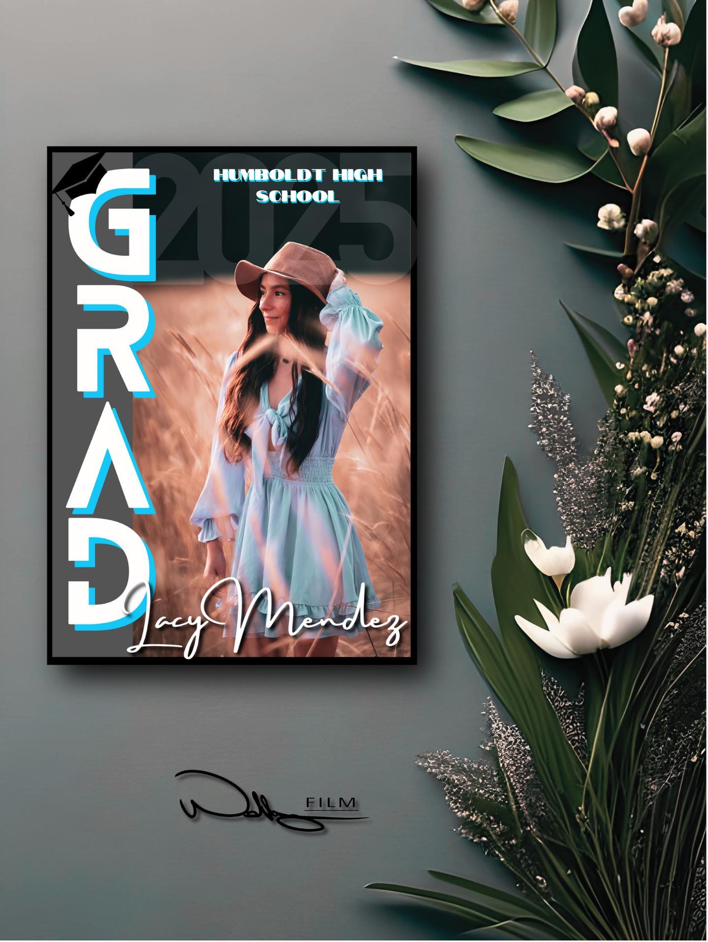 Graduation Announcement Template - Class of 2025 Senior Card for ...