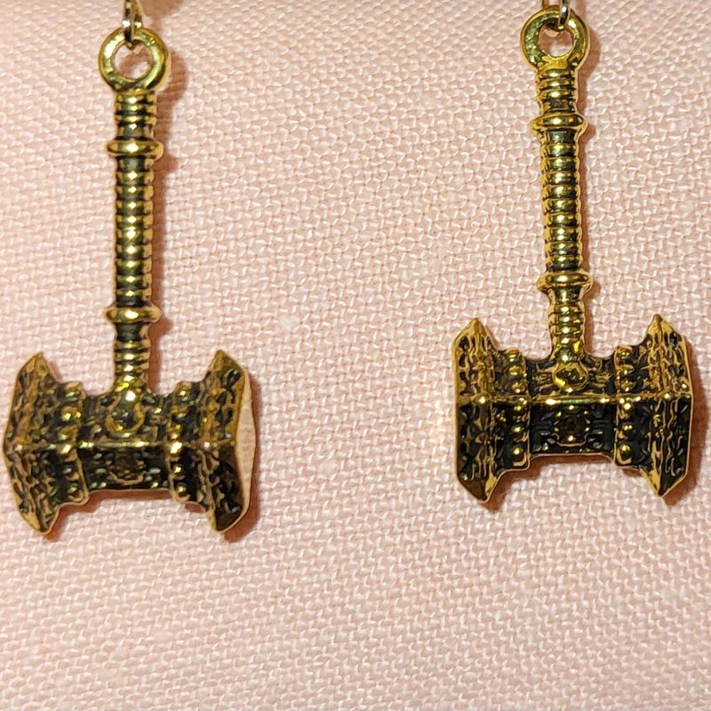 Hammered Earrings - Etsy